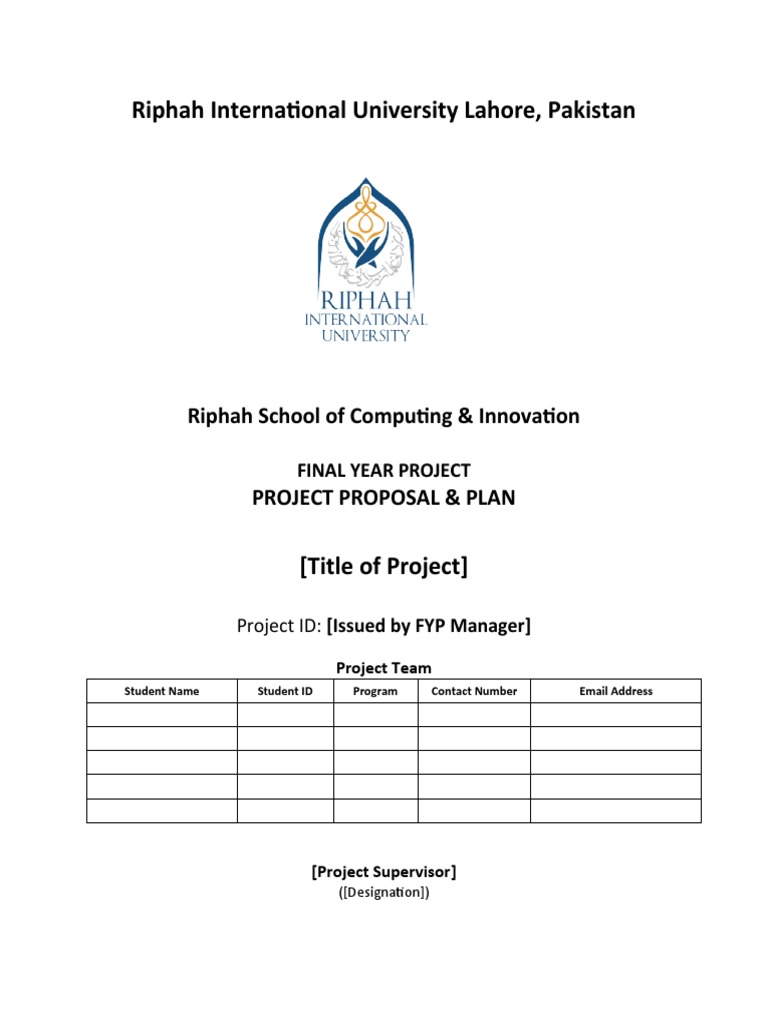 Student Project Proposal Guide | PDF | Information Science | Business