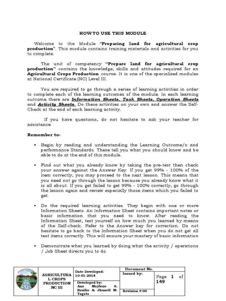 Welcome To The Module " ". This Module Contains Training Materials and ...