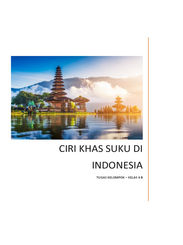 Ciri Khas Suku Di Indonesia | PDF