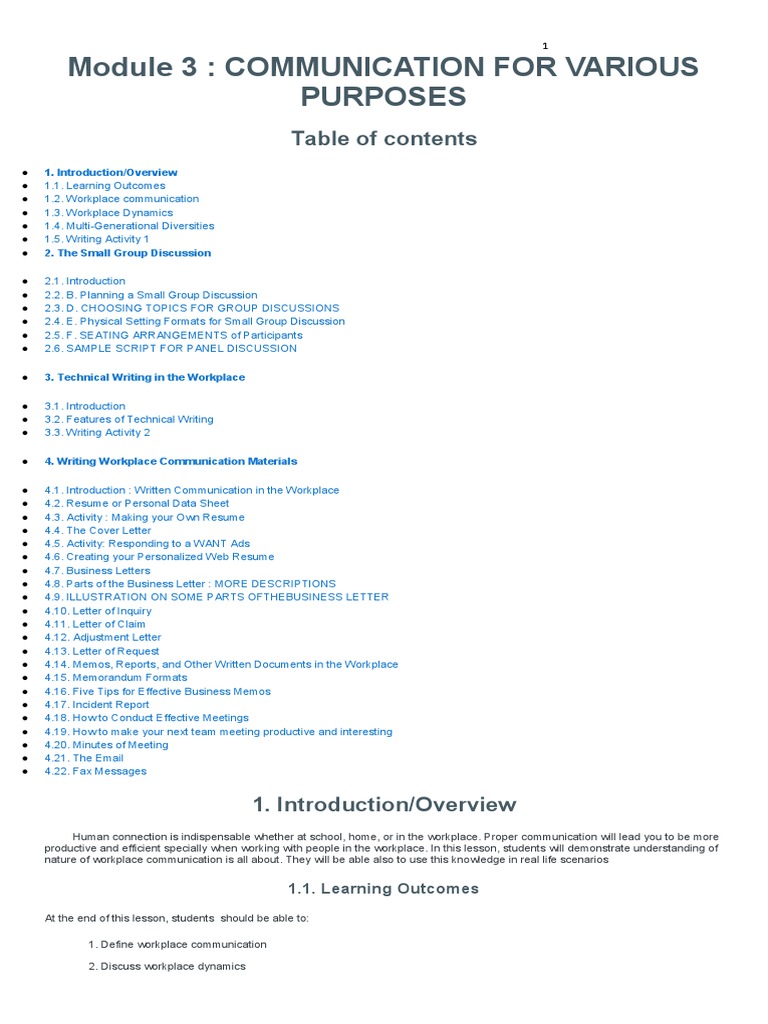 Workplace Communication Module | PDF | Communication | Millennials