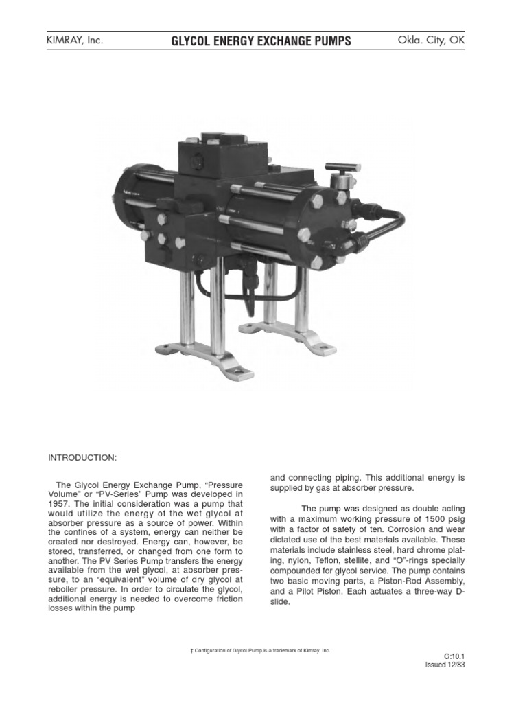 Kimray Pump | PDF | Home & Garden