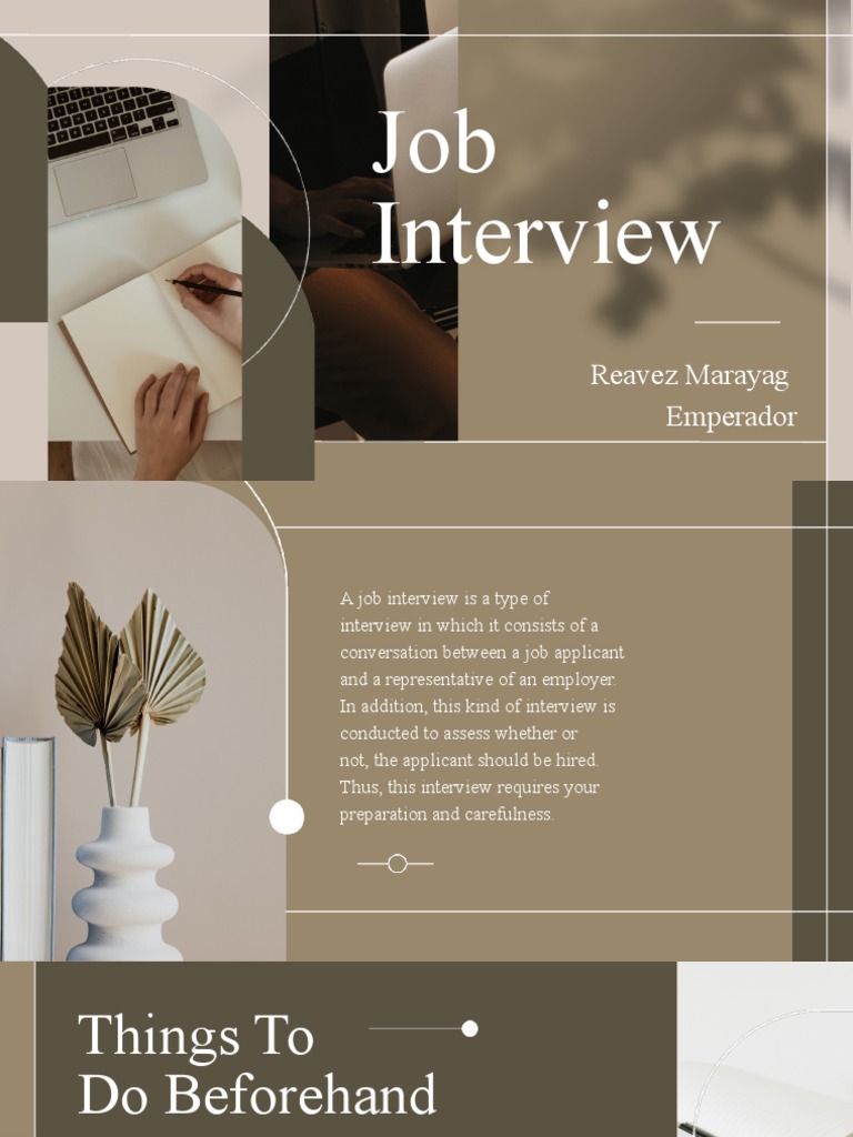 Job Interview | Download Free PDF | Job Interview | Behavioural Sciences
