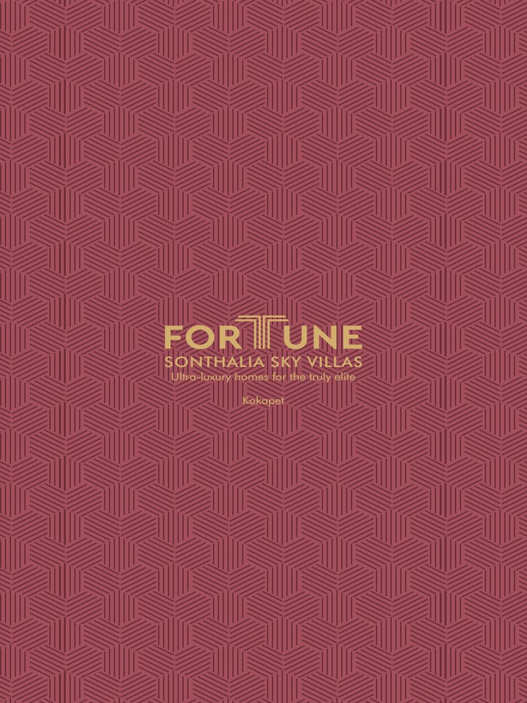 Fortune Sonthalia Sky Villas Brochure | PDF | Door | Bathroom