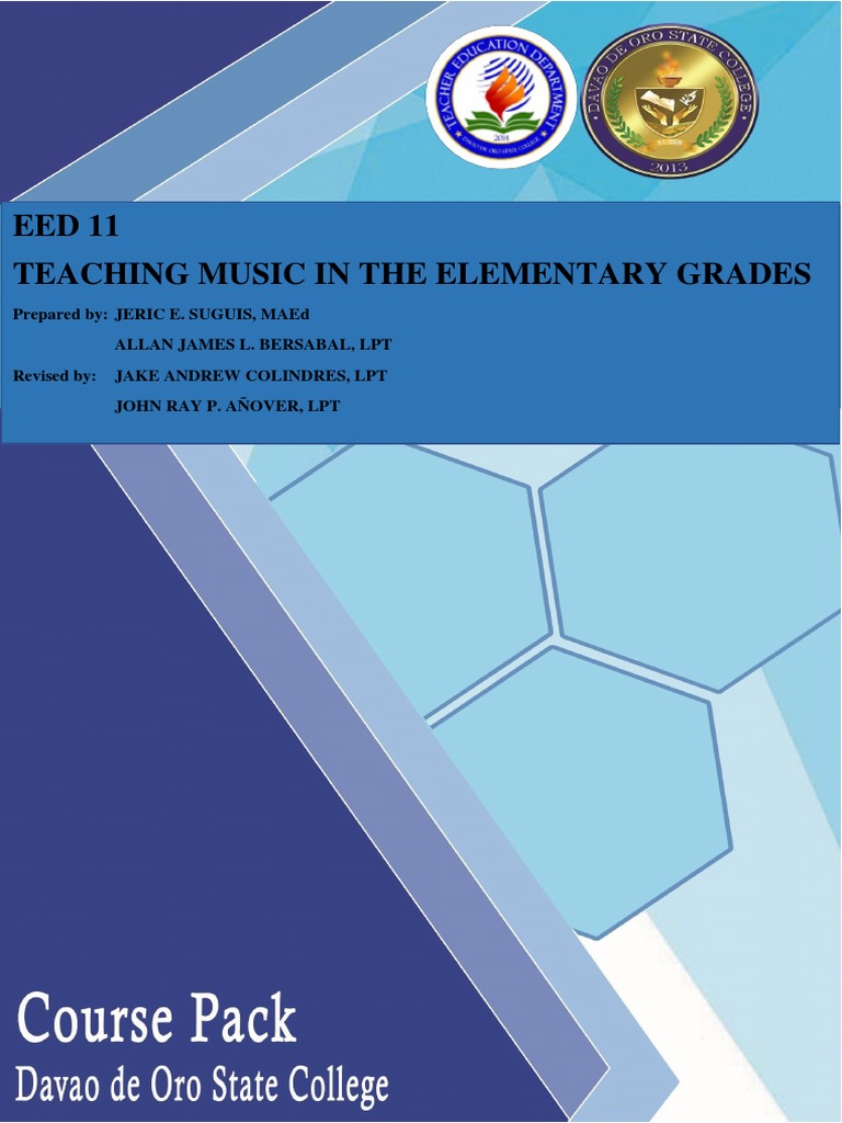 EED 11 Revised Coursepack Module 1 | PDF | Clef | Interval (Music)