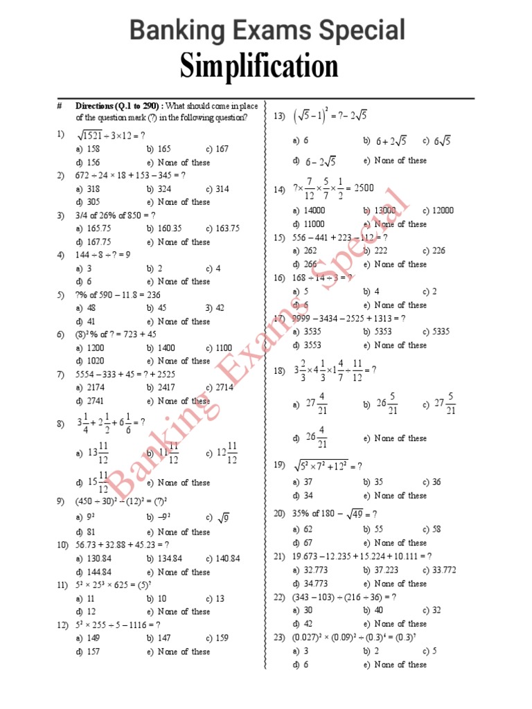 Simplification 11 | PDF