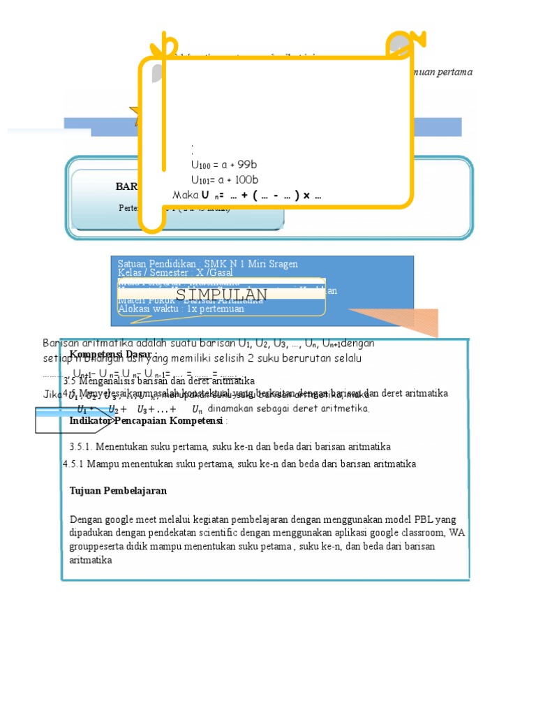 11zon - LKPD Aritmatika | PDF | Metode & Bahan Ajar