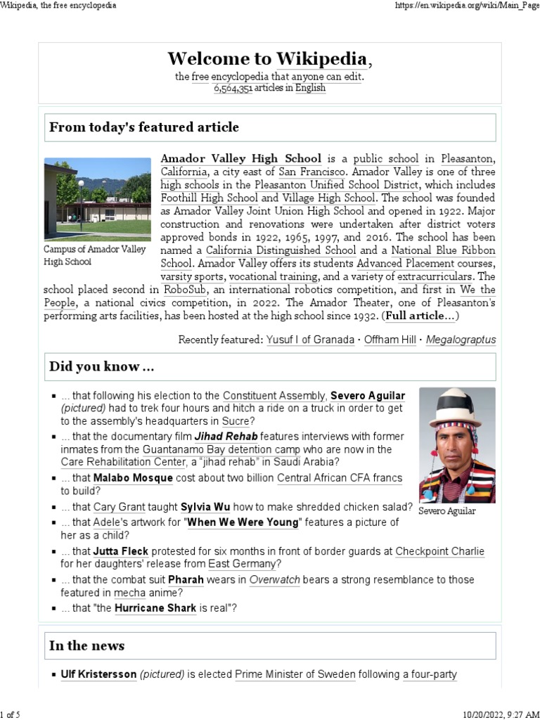 Wikipedia, The Free Encyclopedia | PDF | Wikipedia