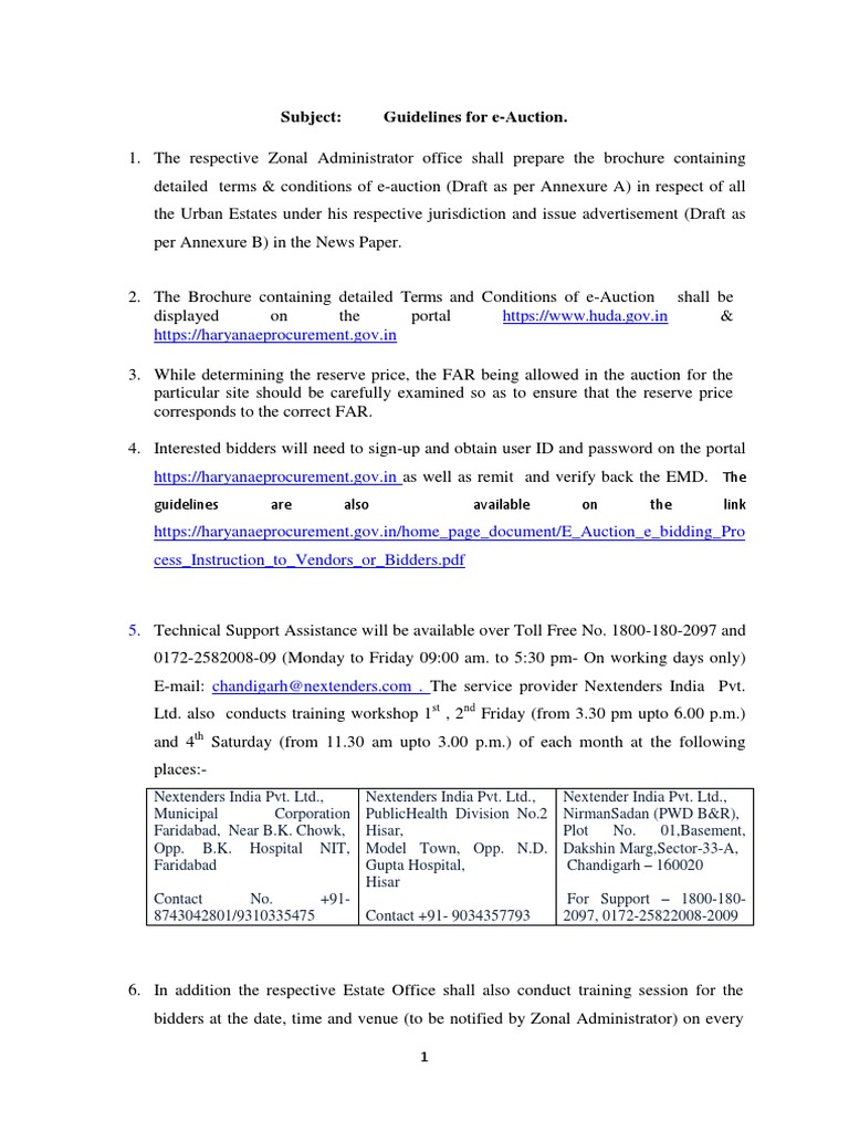 Guidelines For E-Auction | PDF | Auction | Market (Economics)
