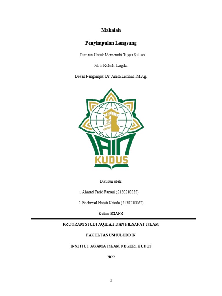 UAS Logika | PDF | Sains & Matematika