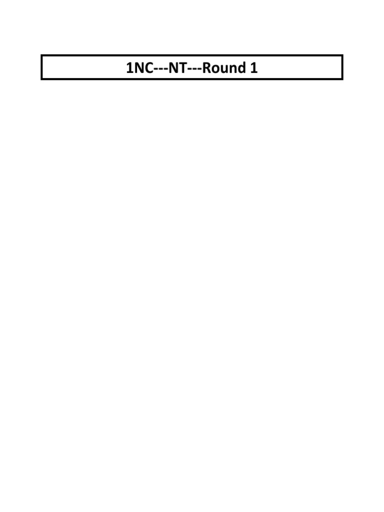MontgomeryBellAcademy LeHa Neg Trevian Invitational Round 2 | PDF ...