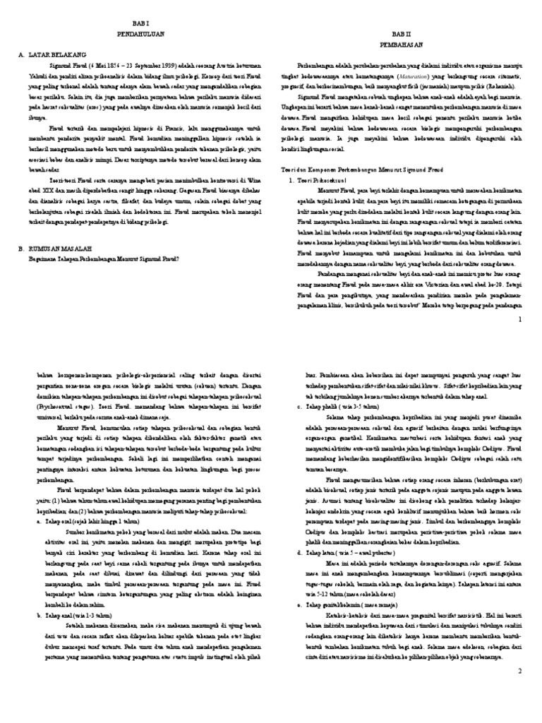 PSIKOLOGI PERKEMBANGAN Mini | PDF