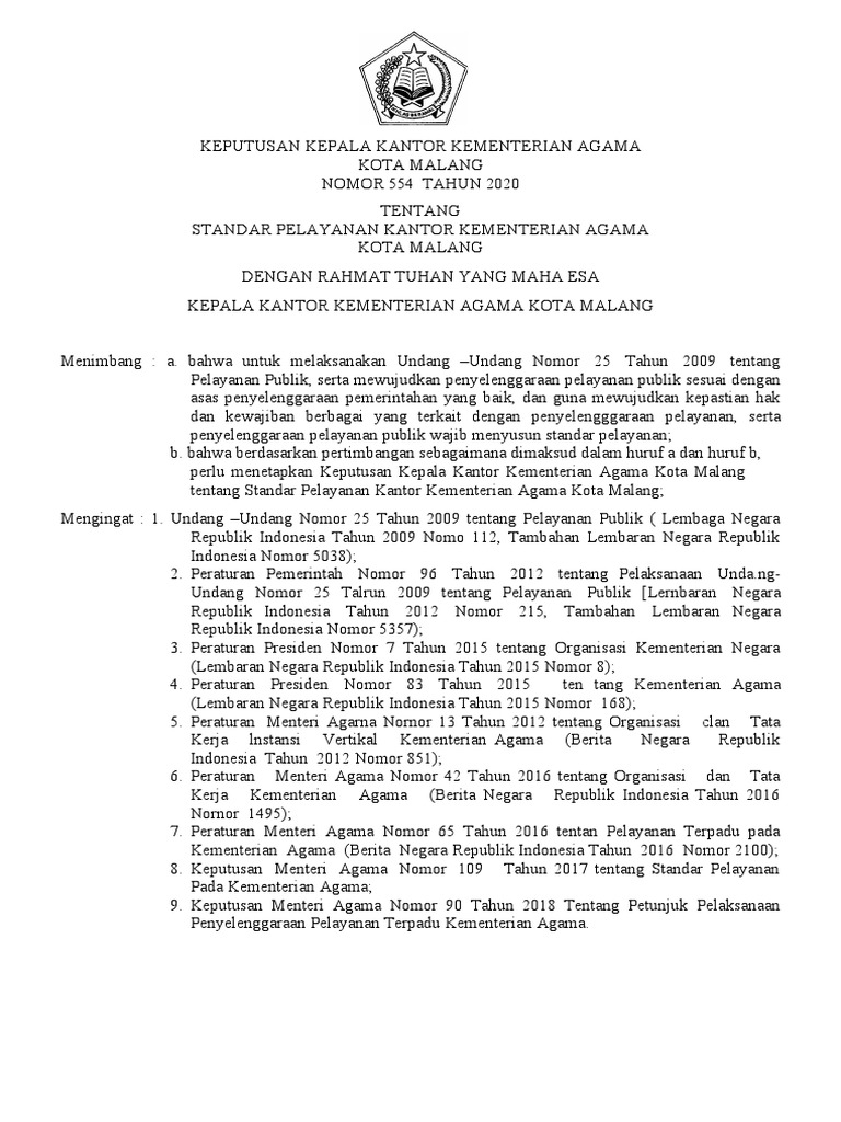 6.i.a 2 Standar Layanan 45 SPM - Panduan PTSP | PDF | Bisnis ...
