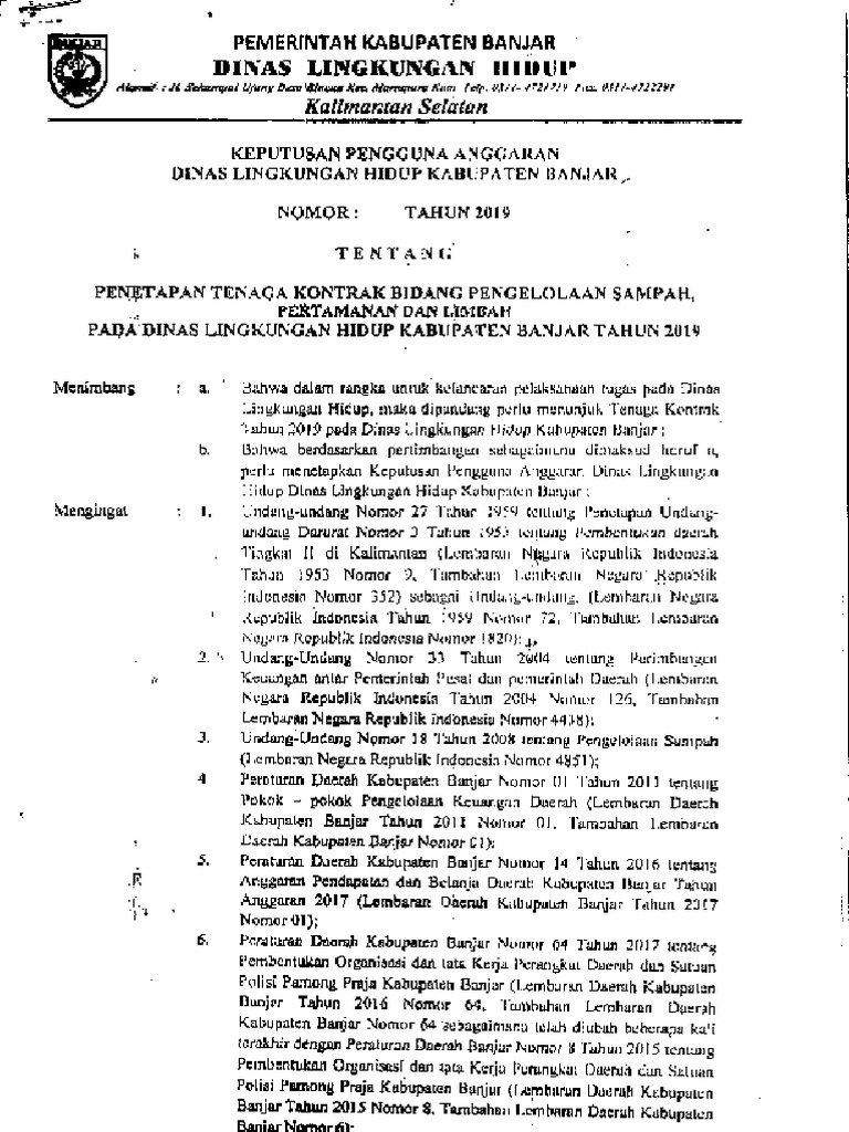 SK DLH BARU-dikompresi Barubaru | PDF
