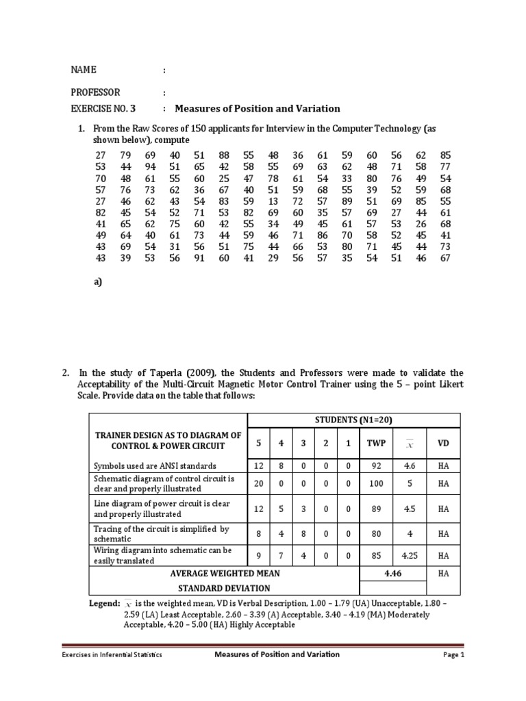 Exercise 3 Pdf Electrical Engineering