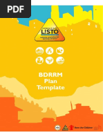 BDRRM Plan Template - Filipino Edited | PDF