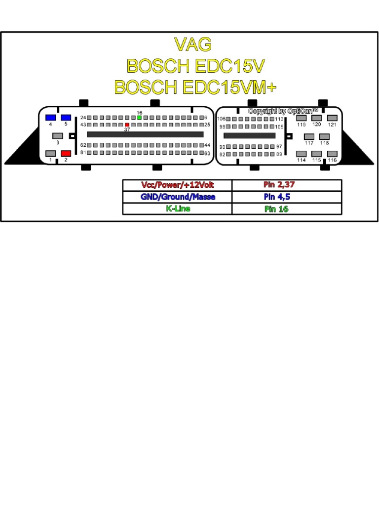 Bosch Edc15vm+ Vag Main Connector | PDF