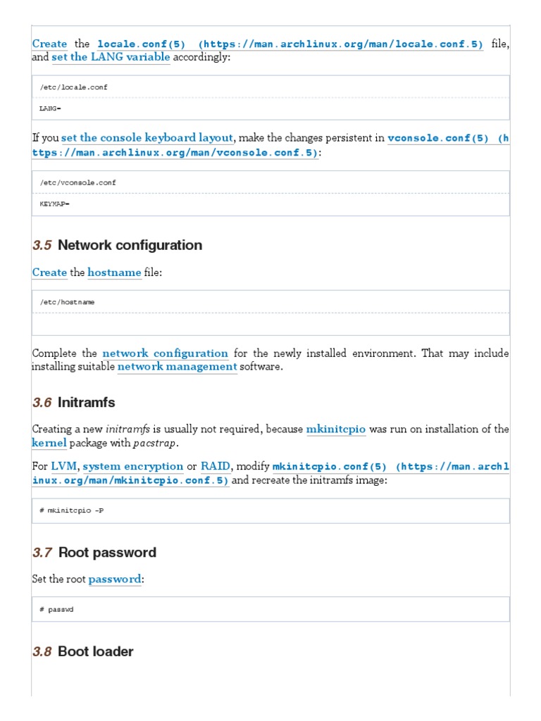 Installation Guide - ArchWiki - Part 5 | PDF | Teaching Methods & Materials | Technology ...