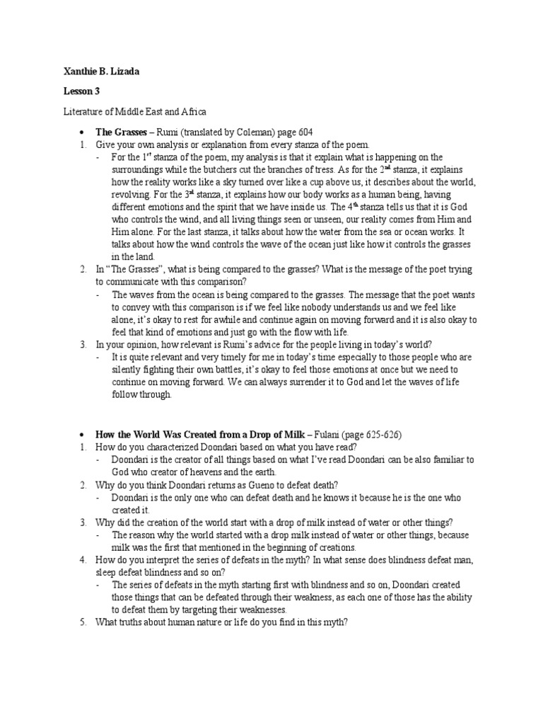 Lesson 3.xx | PDF | Creator Deity