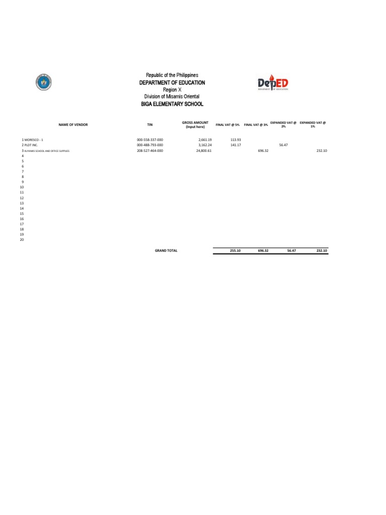 Cash Disbursement Register | PDF | Economies | Business
