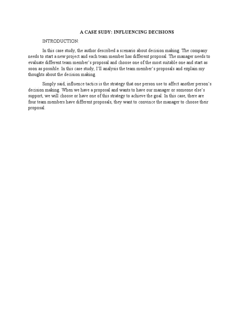 A Case Sudy - Guide Mba 202 | PDF