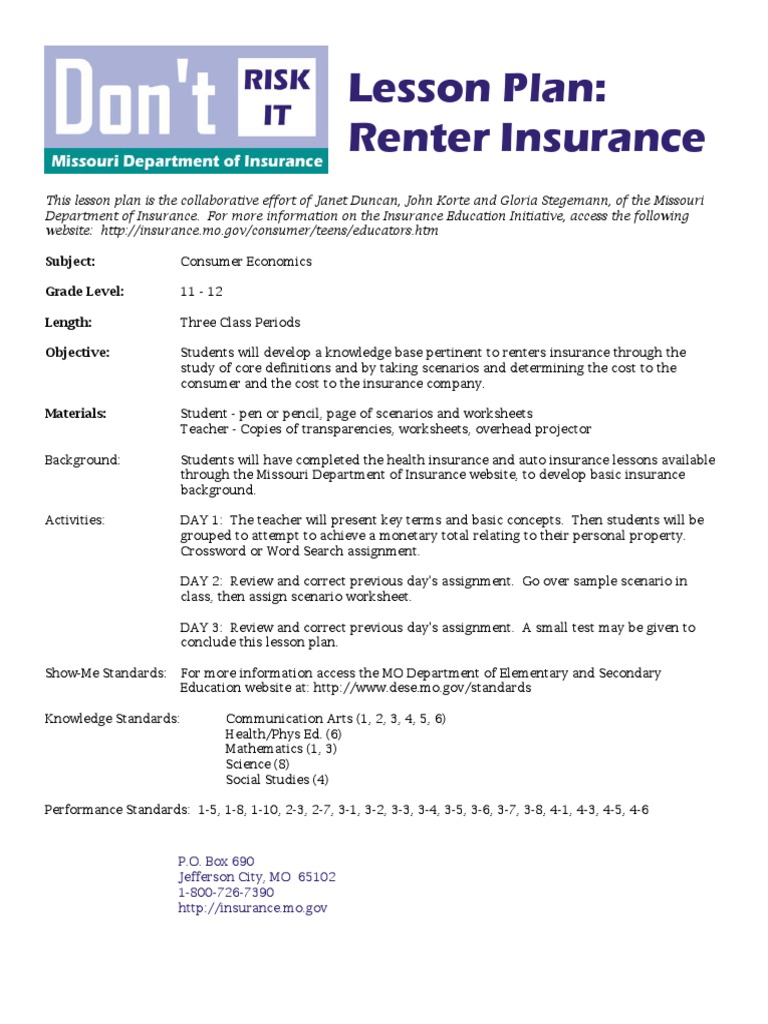 Protecting Your Property and Future: An Introduction to Renter's ...