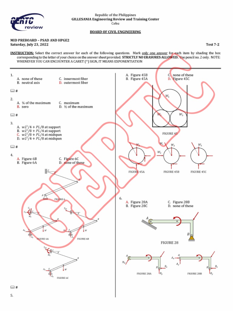Mid Preboard 02 PSAD and Hyd 2 Solution A | PDF | Science & Mathematics | Computers