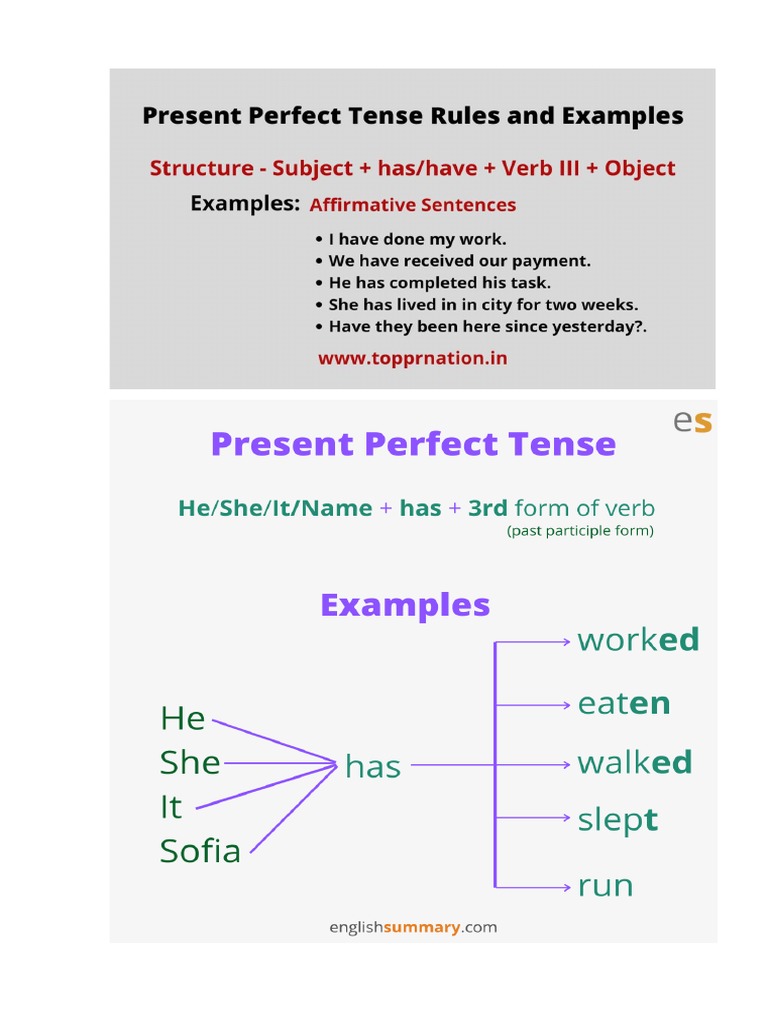 Present Perfect | PDF