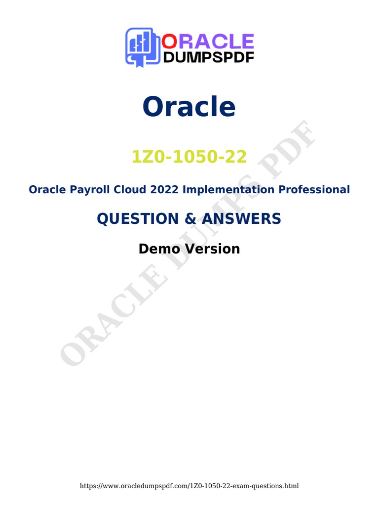Oracle Dumps PDF | PDF | Paycheck | Payroll