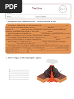 Teste 1 Vulc .7ºano | PDF | Vulcão | Tipos de erupções vulcânicas