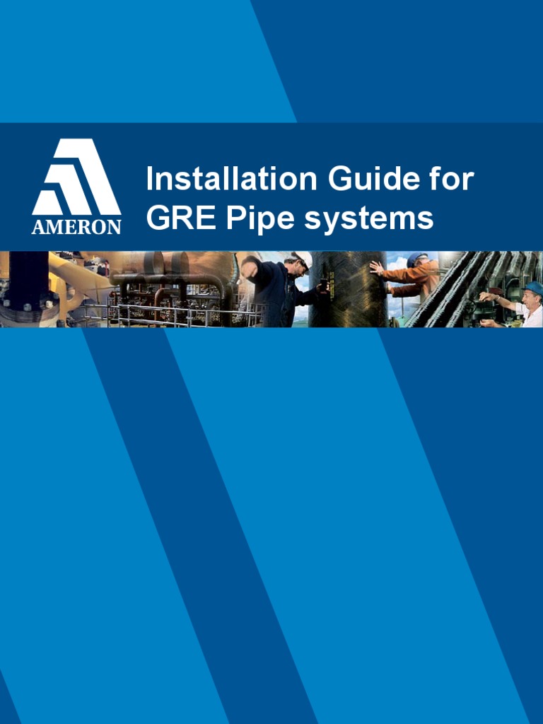 GRE Pipe Installation | PDF | Fiberglass | Epoxy
