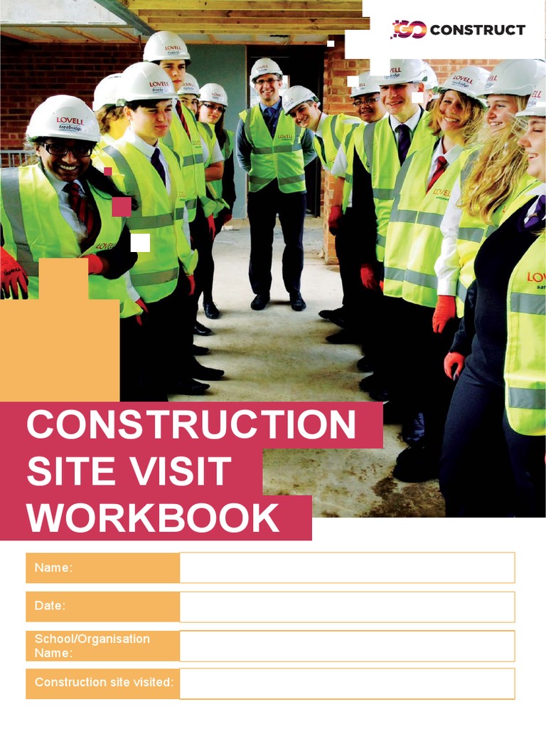 Construction Site Visit Workbook | PDF | Occupational Safety And Health