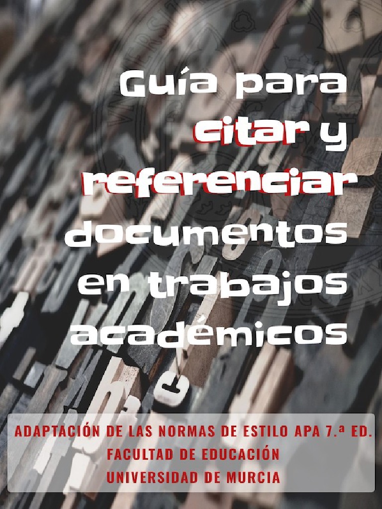 Cómo citar en formato APA | PDF | Estilo apa | Citación