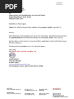 GC 2400 Specification | PDF | Gas Chromatography | Chromatography