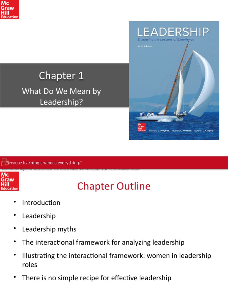 Hughes9e_PPT_Ch01 | PDF | Leadership | Motivational