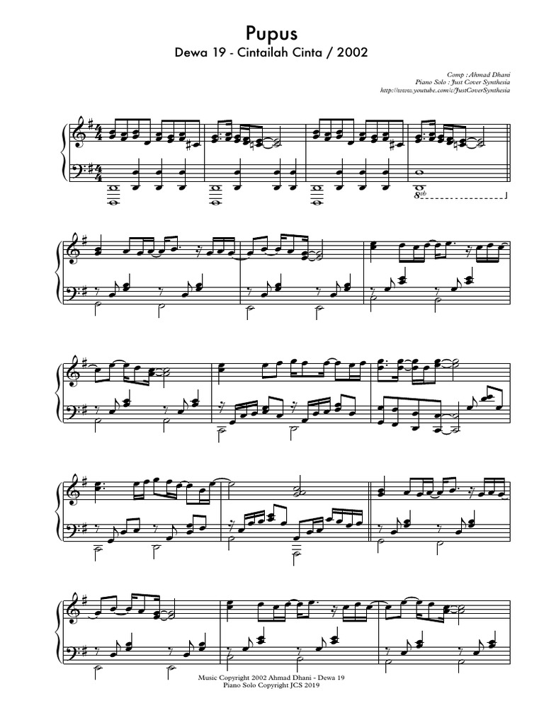 Dewa 19 - Pupus | PDF