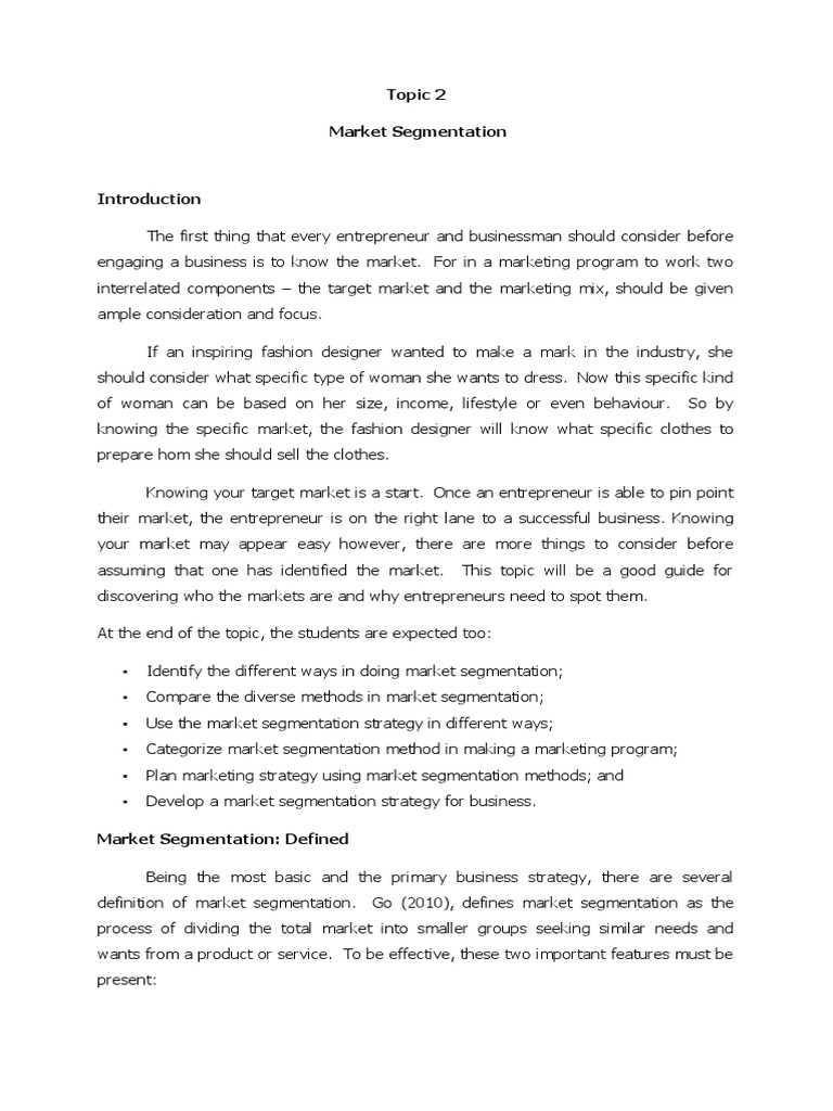 A Comprehensive Guide to Market Segmentation Strategies: Defining ...