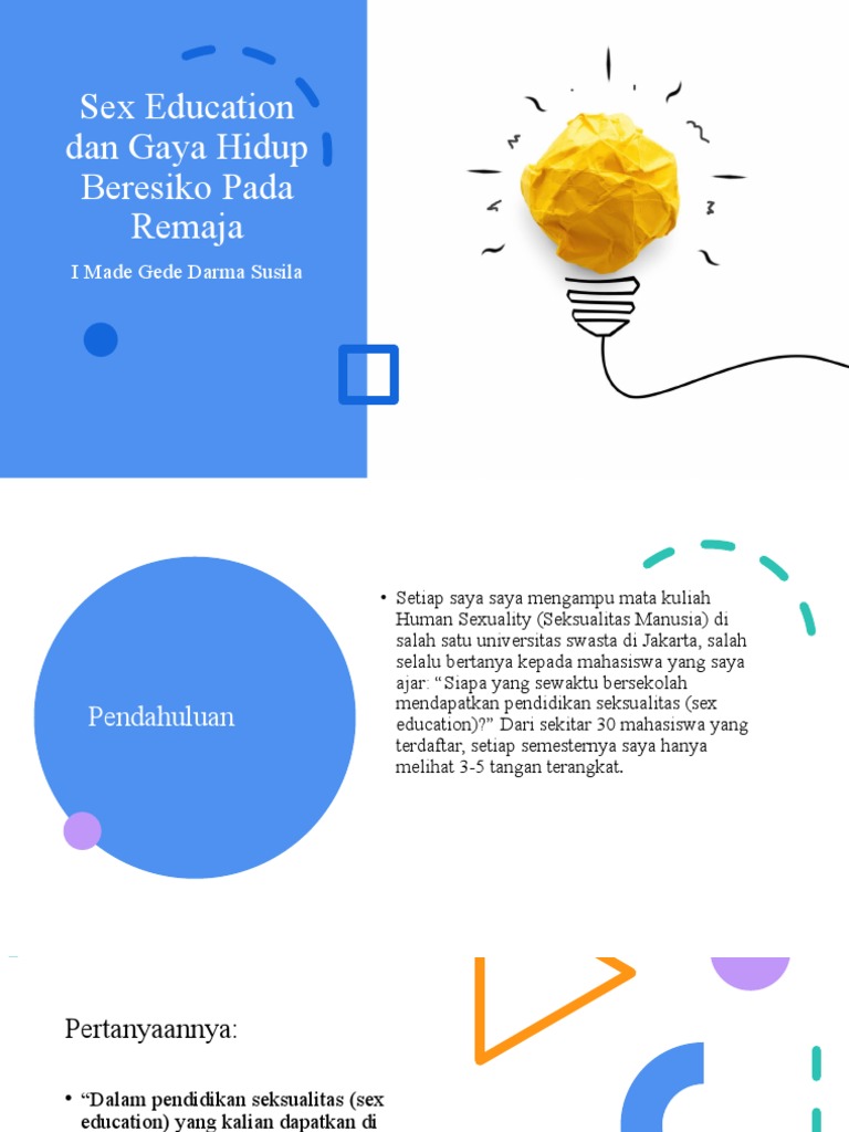 Sex Education Pada Remaja Pdf 