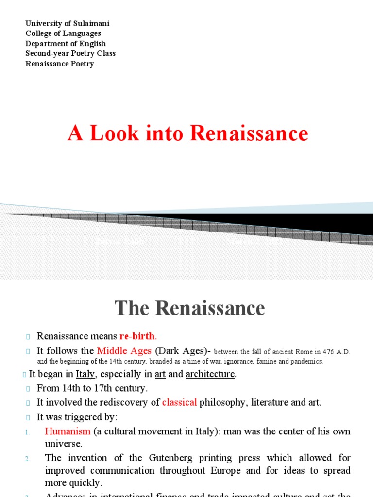 PDF Document | PDF | Poetry | Renaissance
