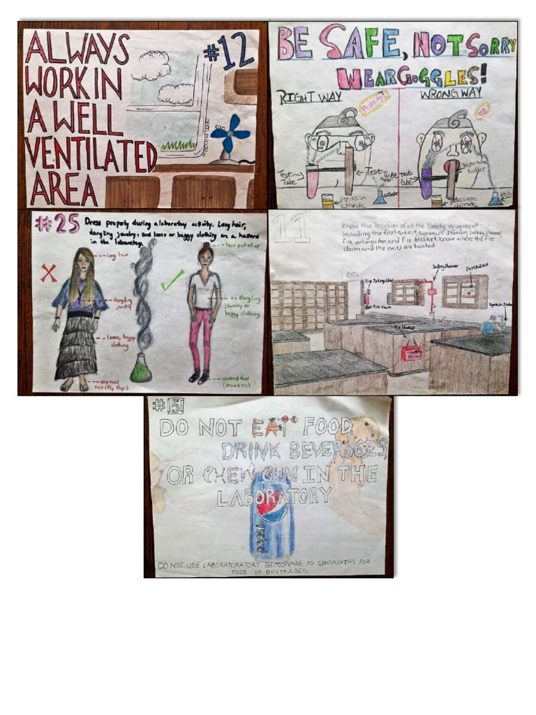 Lab Safety Poster Examples | PDF