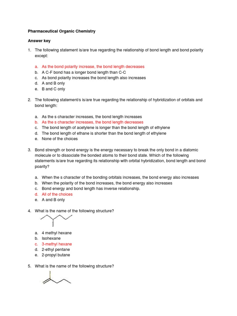 Pacop Red Pharmaceutical Chemistry | PDF | Alkene | Enzyme Inhibitor