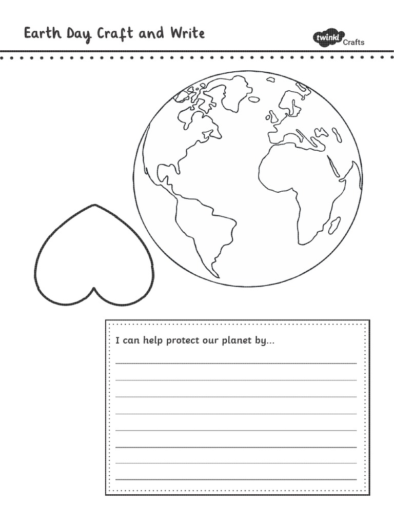 T TC 1648206512 Earth Day Craft and Write Templates Earth Day ...