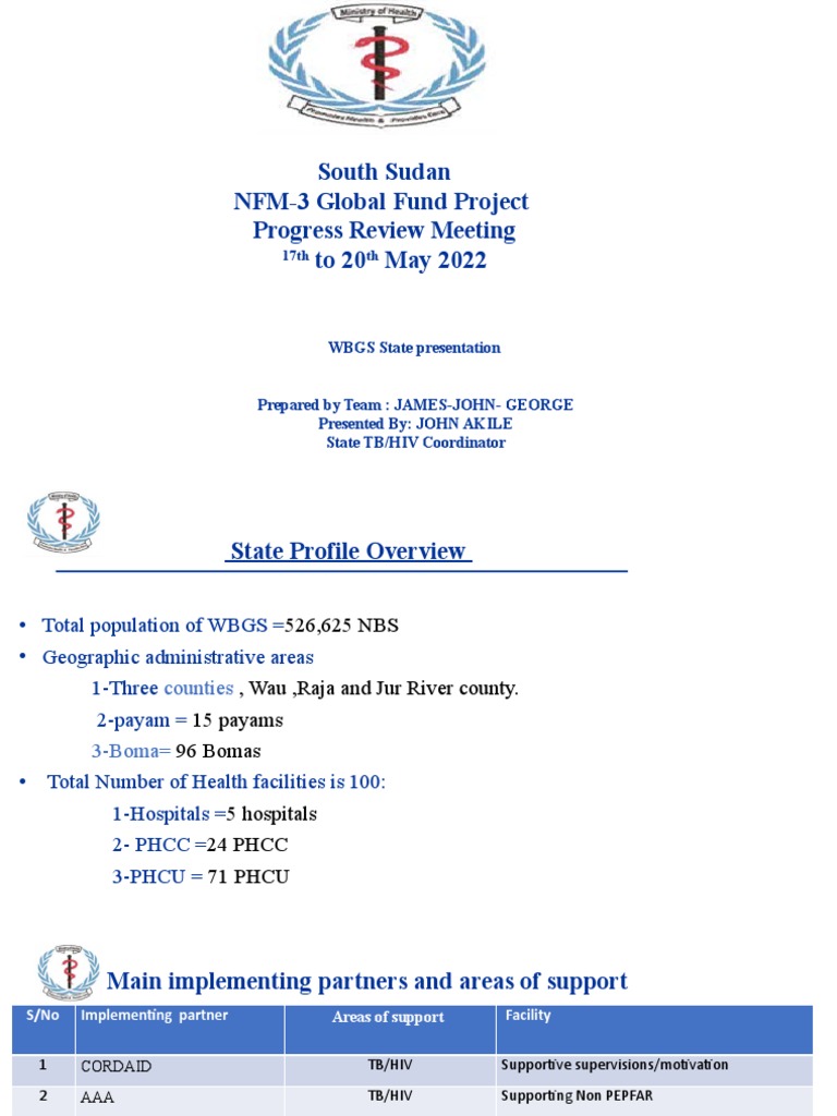 South Sudan TB/HIV Project Review 2022 | PDF | Tuberculosis | Medical ...