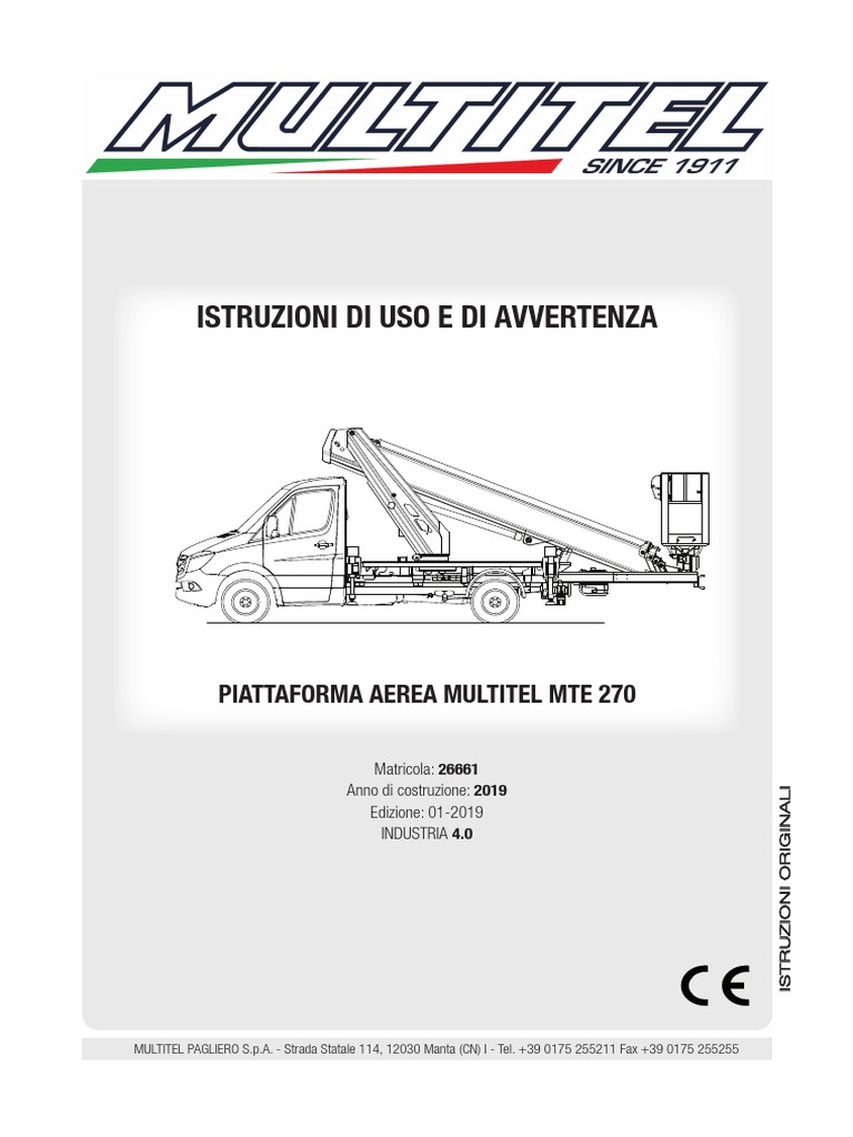 MTE270 Manuale | PDF