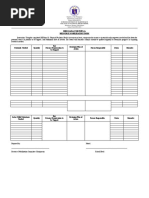 Brigada Eskwela Form 3 Resource Mobilization Form | PDF