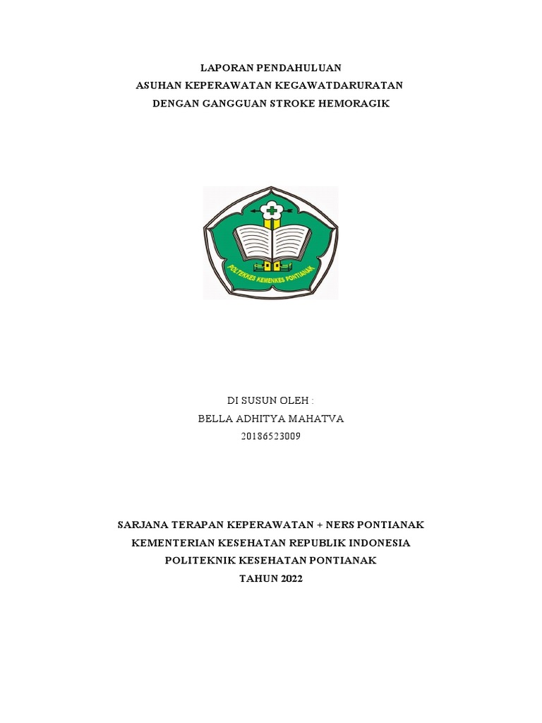 LP Gadar Stroke Hemoragik (Nur Anisyah Juhraini) - 1 | PDF | Sains & Matematika