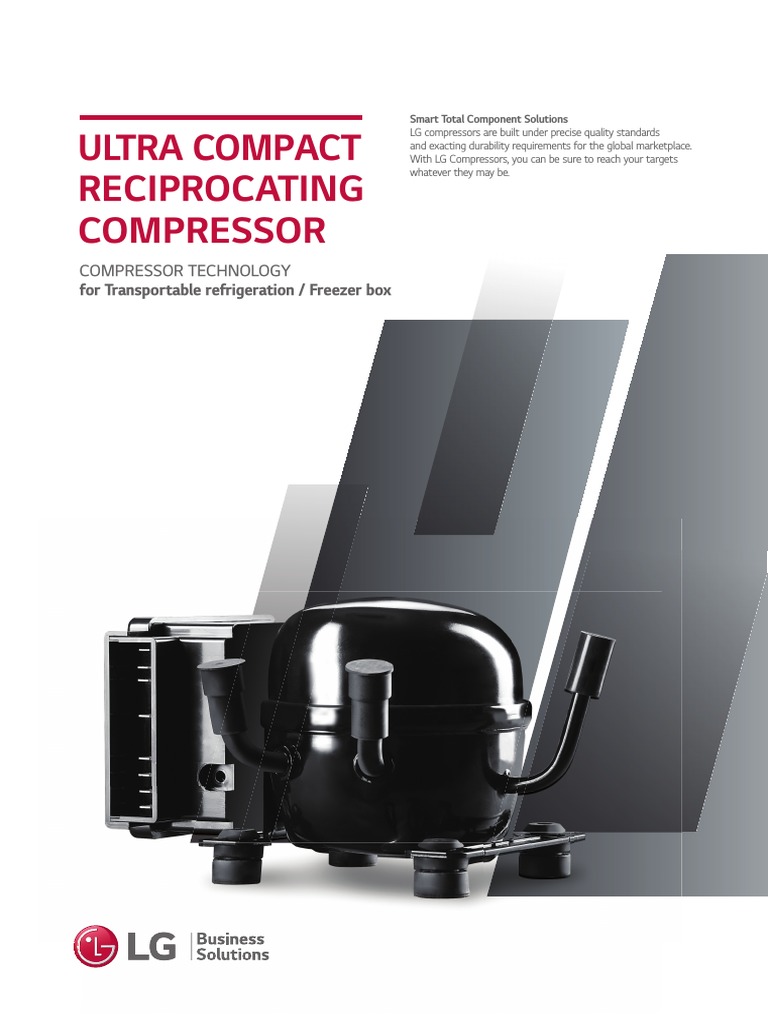 LG Ultra Compact Reciprocating Compressors | PDF | Refrigerator ...