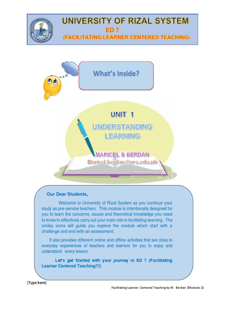 Module 1 | PDF | Learning | Teaching Method