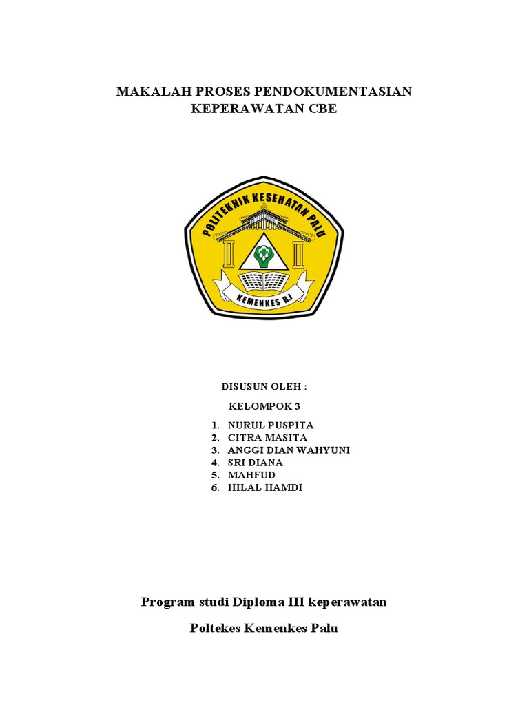 Makalah Proses Pendokumentasian Keperawatan Cbe | PDF
