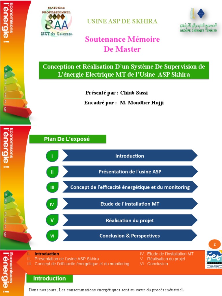 Système de Monitoring Énergétique à ASP Skhira | PDF | Efficacité énergétique | Serveur ...