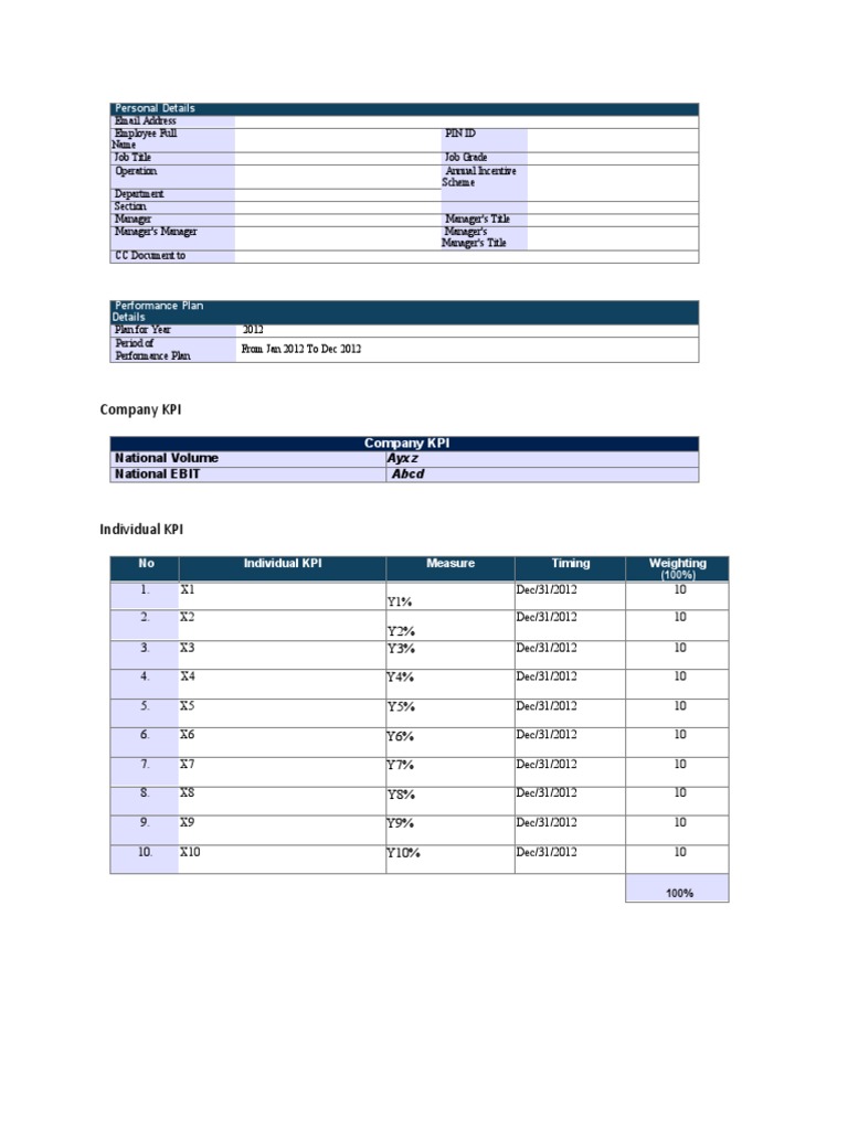 Kpi PT Coca-Cola Accompany | PDF